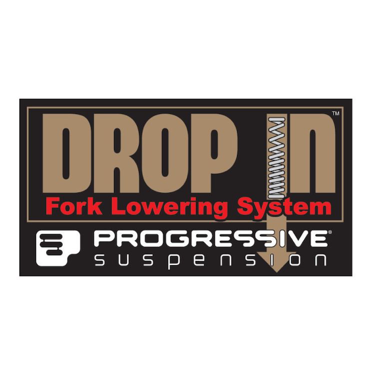 Progressive Drop-In Fork Lowering Kit For Harley Softail M8 2018-2026 ...
