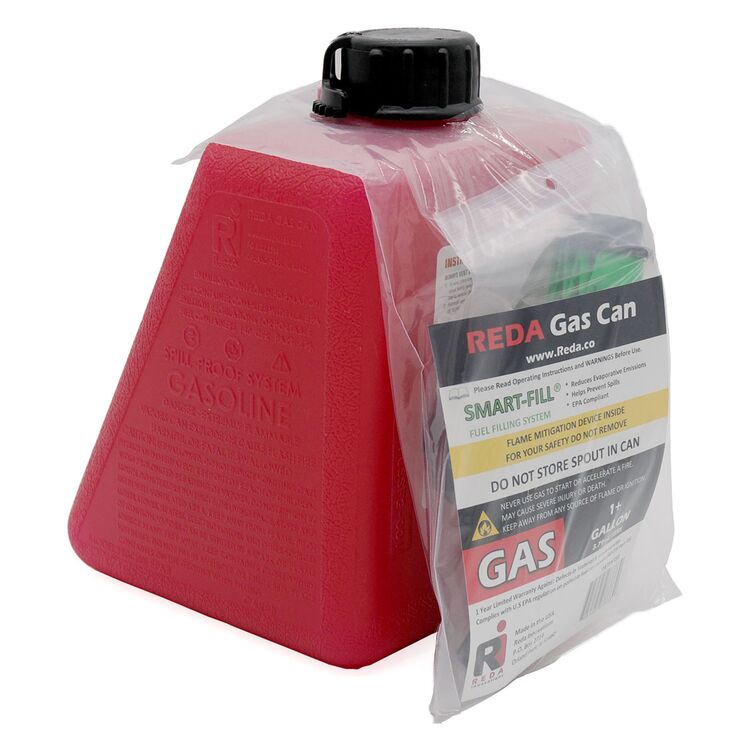 Reda 1 Gallon Saddlebag Gas Can - AmericanV-twin.com